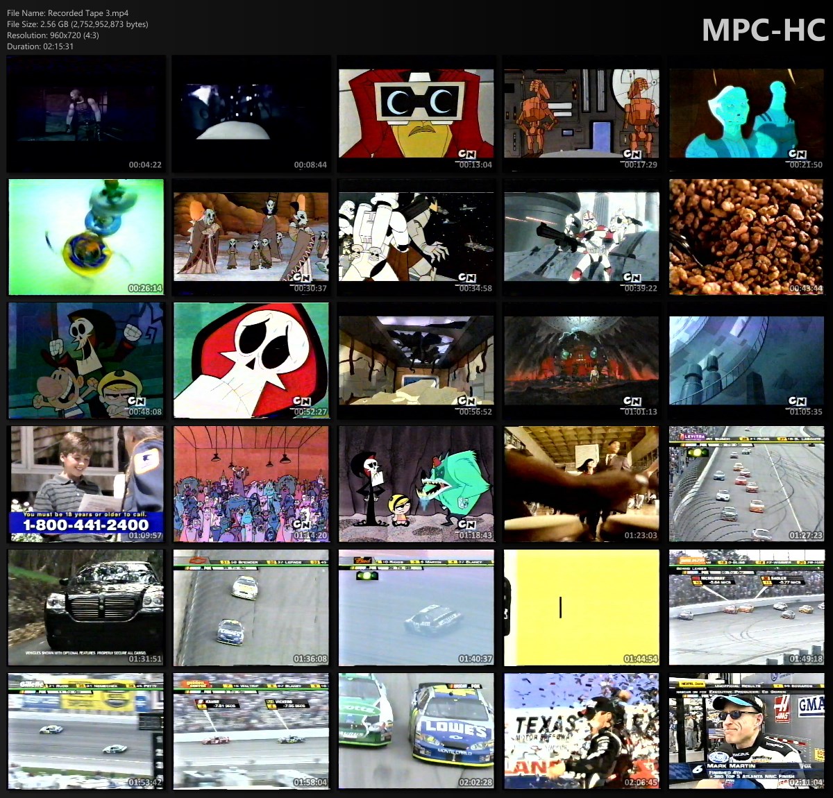 Recorded VHS Tapes