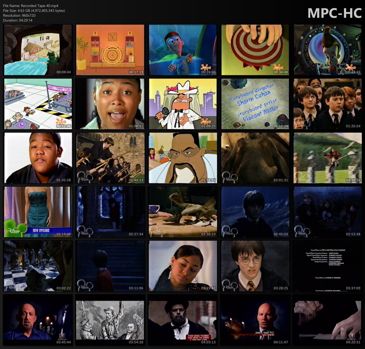 Recorded VHS Tapes