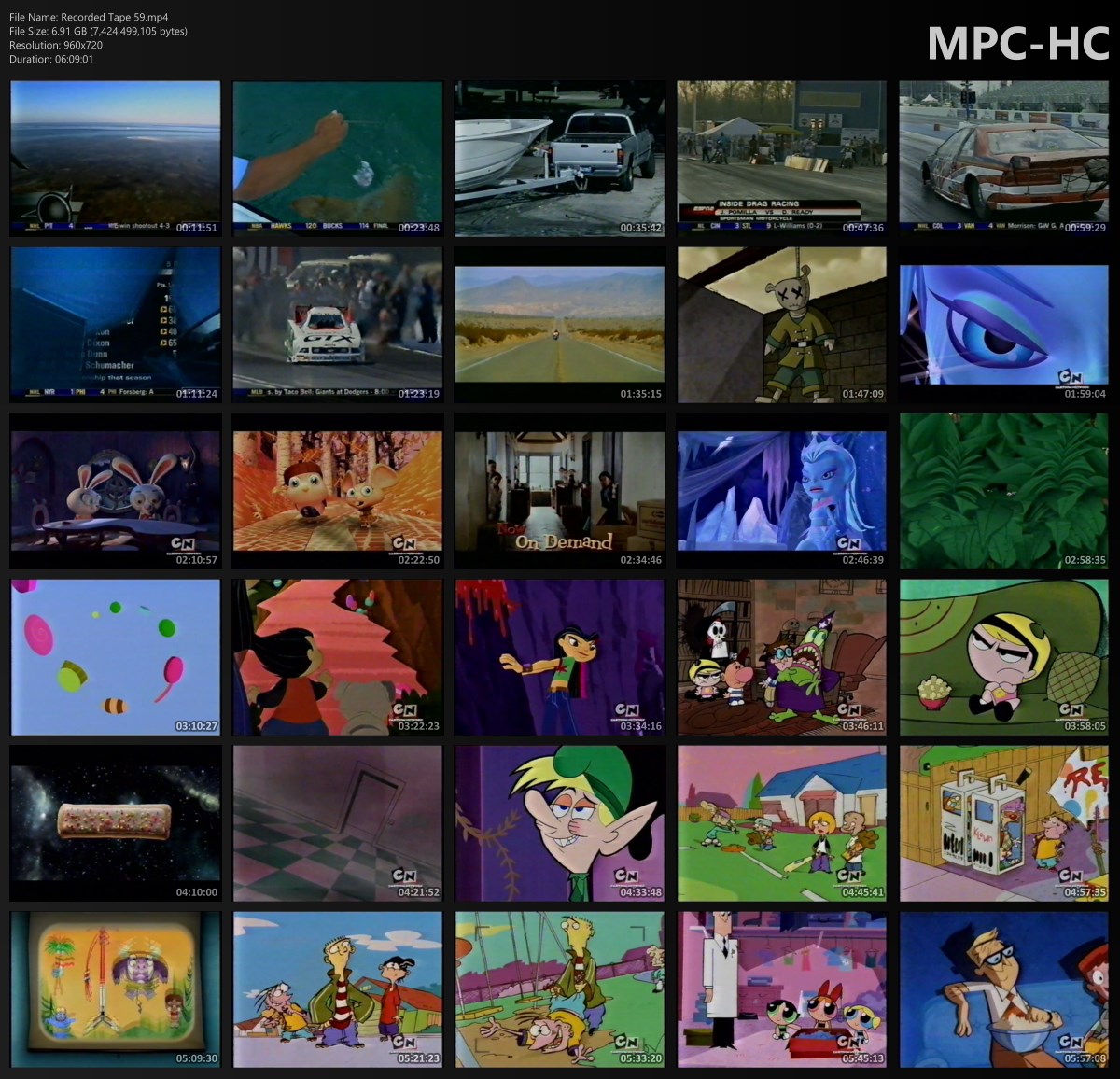 Recorded VHS Tapes