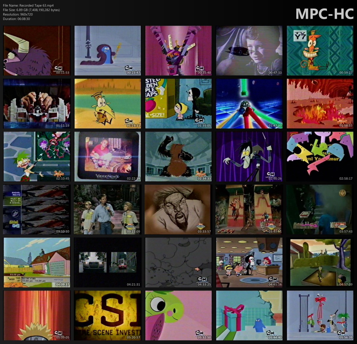 Recorded VHS Tapes